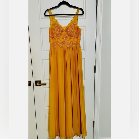 Azazie | Dresses | Marigold Azazi Dress | Poshmark